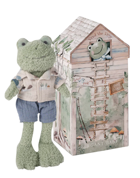 Fred the Frog Boxed Plush Toy – Duckberry Designs